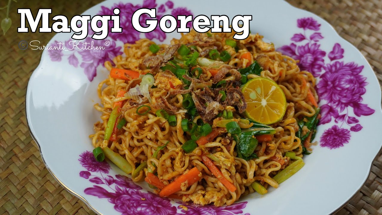 Maggi Goreng resipi mudah | tak banyak bahan tapi sedap | TIPS maggi ...