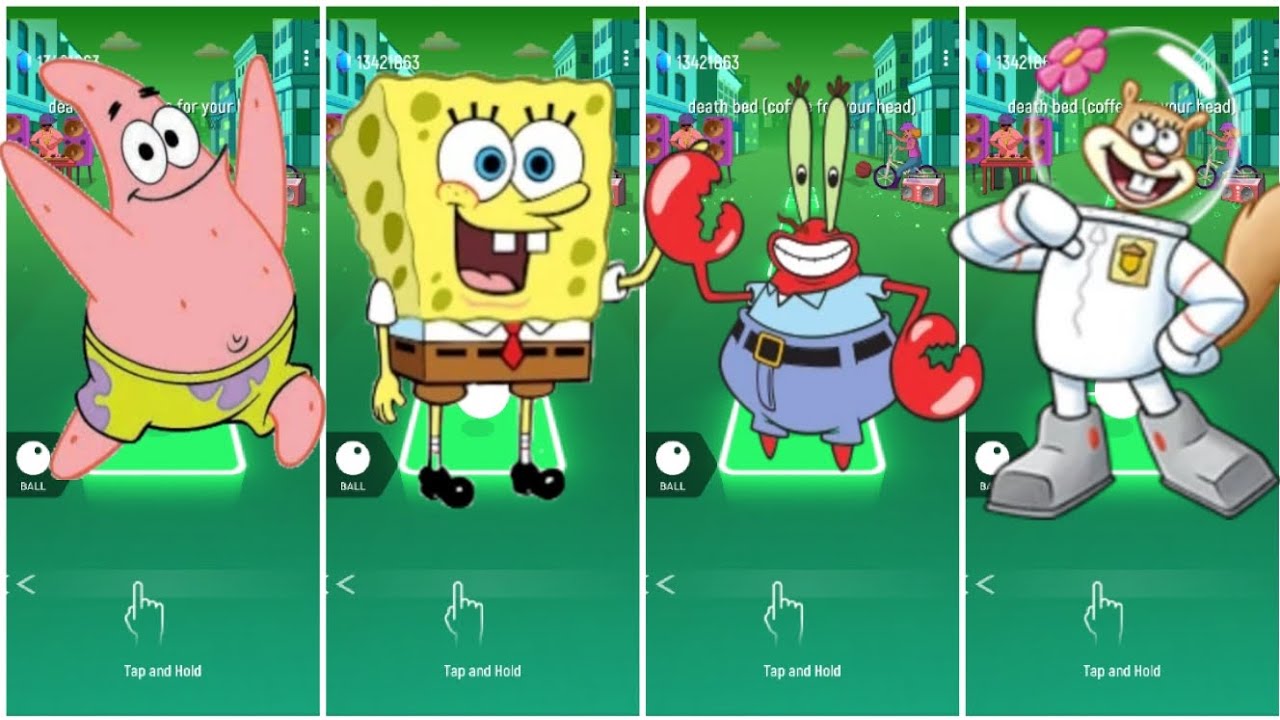 Sandy vs Bob vs Squidward vs Patrick 🎶 Who Will Win? - Men in Black ...