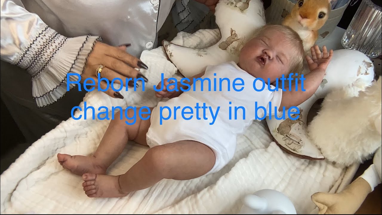 Reborn Jasmine changing outfit pretty in blue hosted by tiny hands ...
