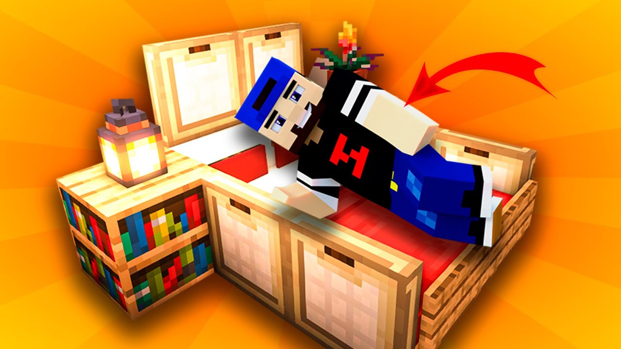 🛏️ ASI SE HACEN ESTAS CAMAS INCREIBLES EN MINECRAFT SIN MODS | Tutorial ...