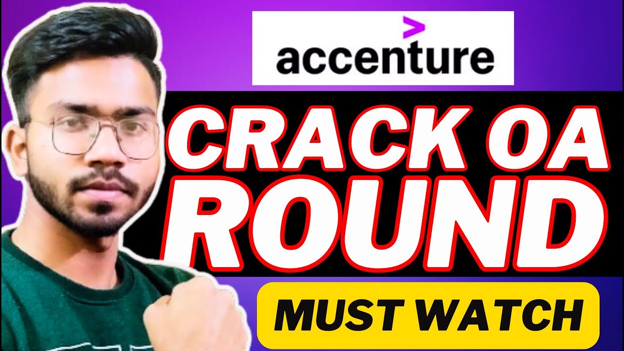 Crack Accenture Aptitude Round🔥| Accenture Online Assessment Round ...