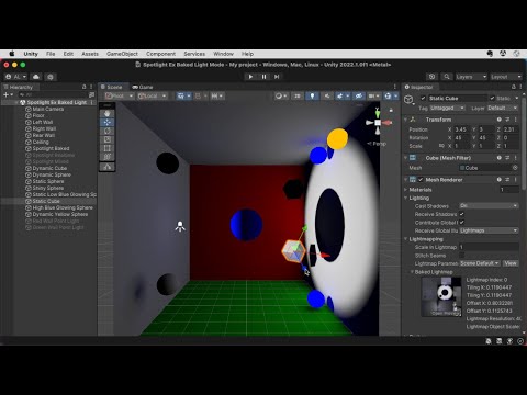 GPU Lecture 30: Lightmapping with Fully Baked Lights in Unity (GPU Programming for Video Games ...