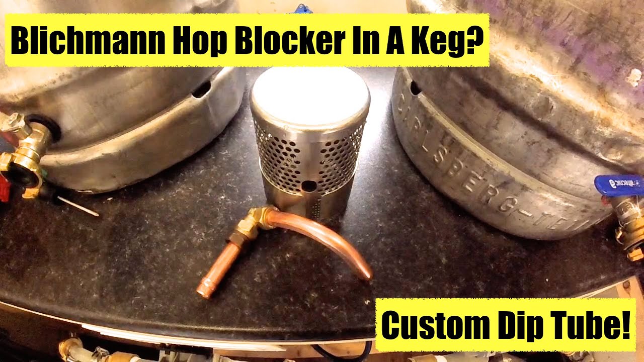 Blichmann Hop Blocker Installed In A Keg... We Did It Boys! - YouTube