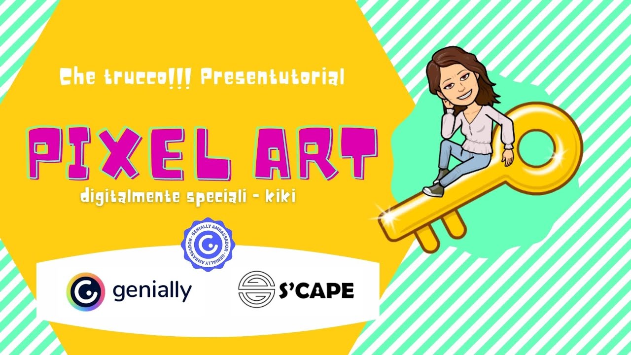 GENIALLY #7 TUTORIAL S'CAPE PIXEL ART - YouTube