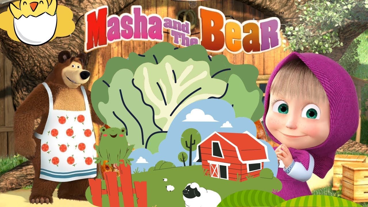 Masha and the Bear: Farm Games - Fun & Easy Game with Animals! 🐻🦊 ...