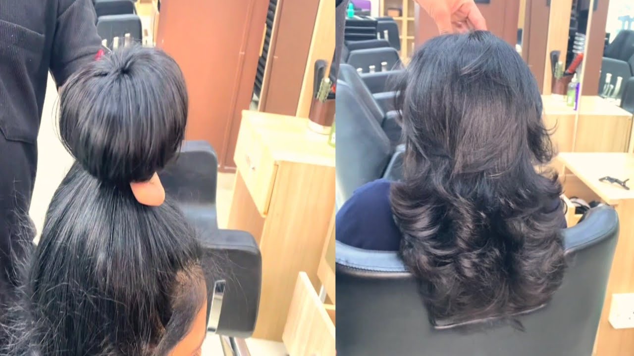 HOW To Forward Graduation Short Shoulder level Layer Haircut step by ...