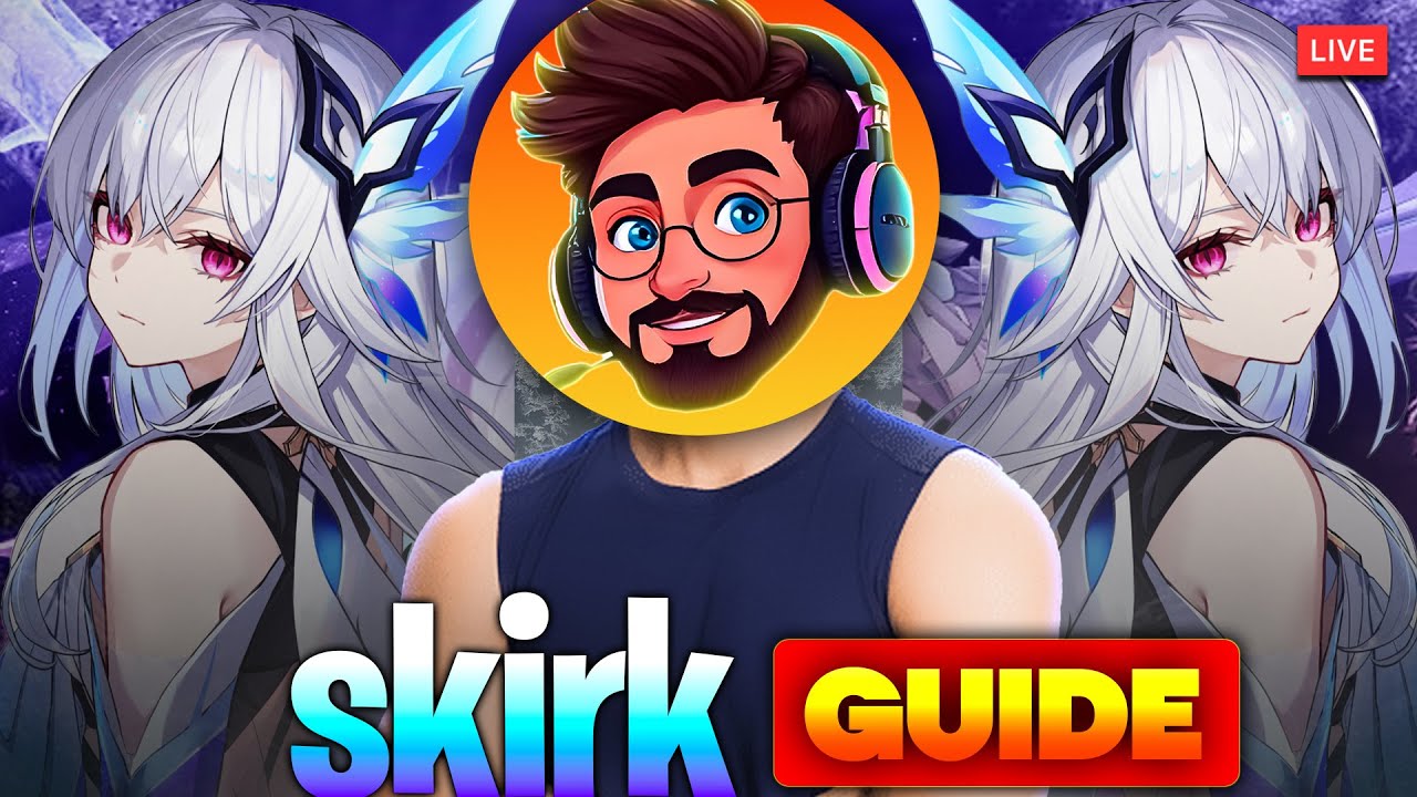 SKIRK BUILD GUIDE LIVE🥶 | ACCOUNT REVIEWS | GENSHIN IMPACT LIVE - YouTube