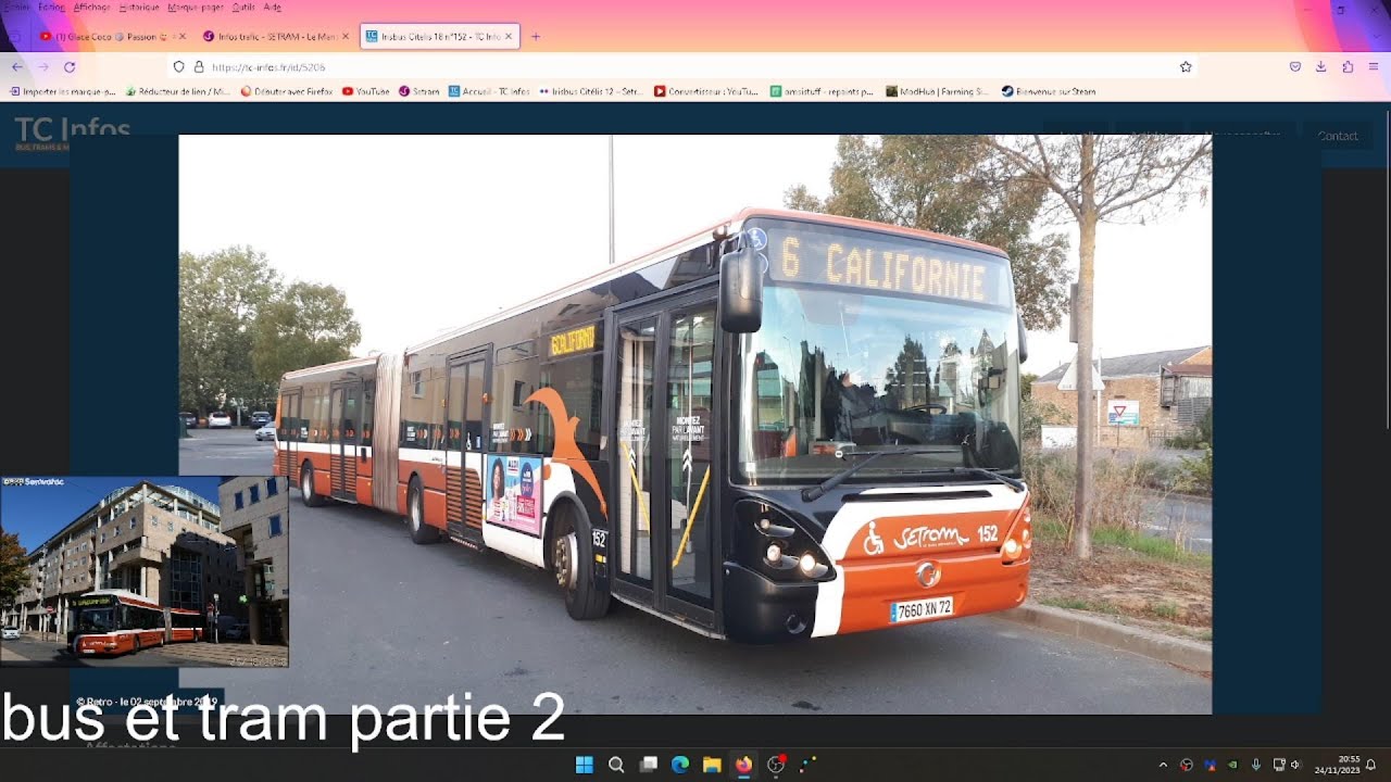 BUS DU RESEAU SETRAM PARTIE 2 - YouTube