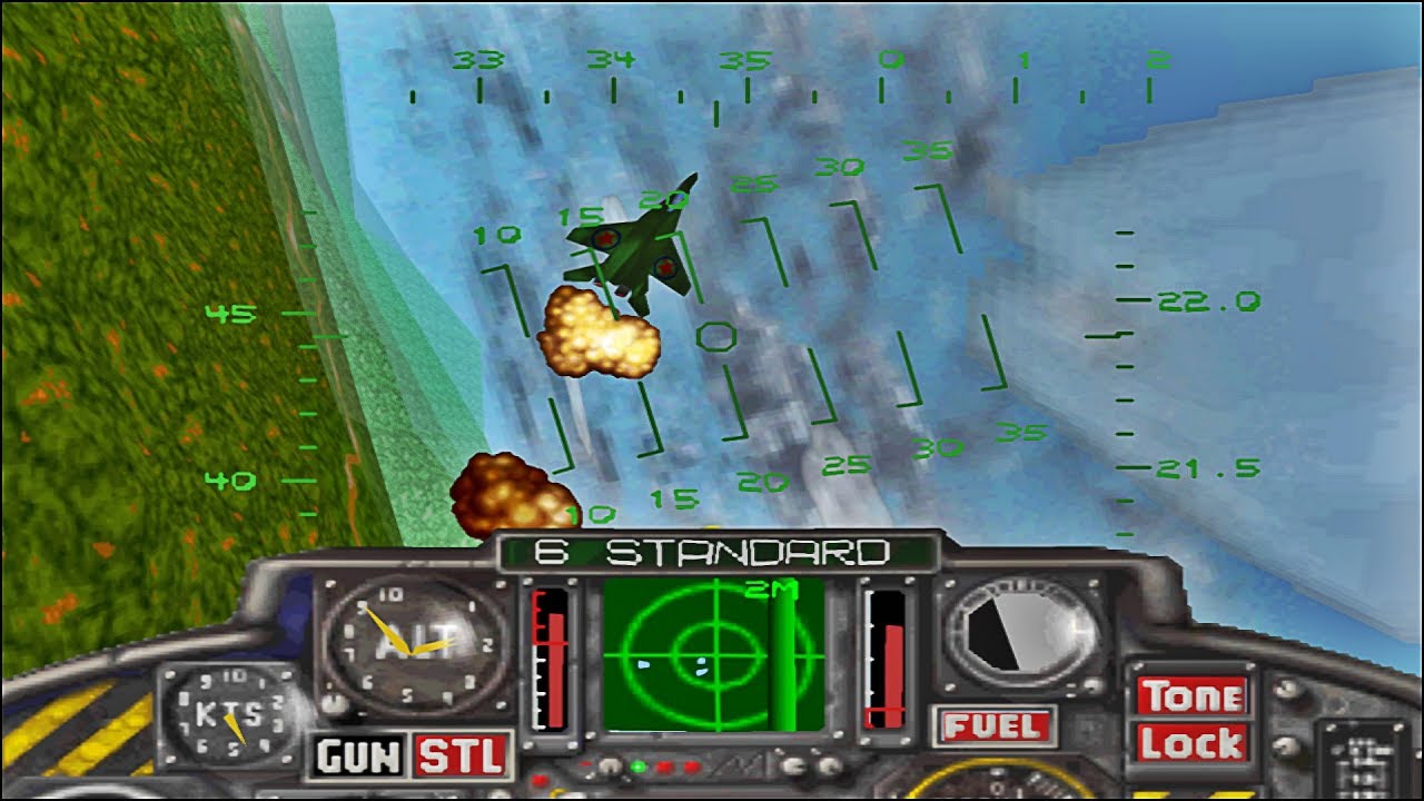 Top Gun: Fire At Will! PS1 プレイ # 9 - YouTube