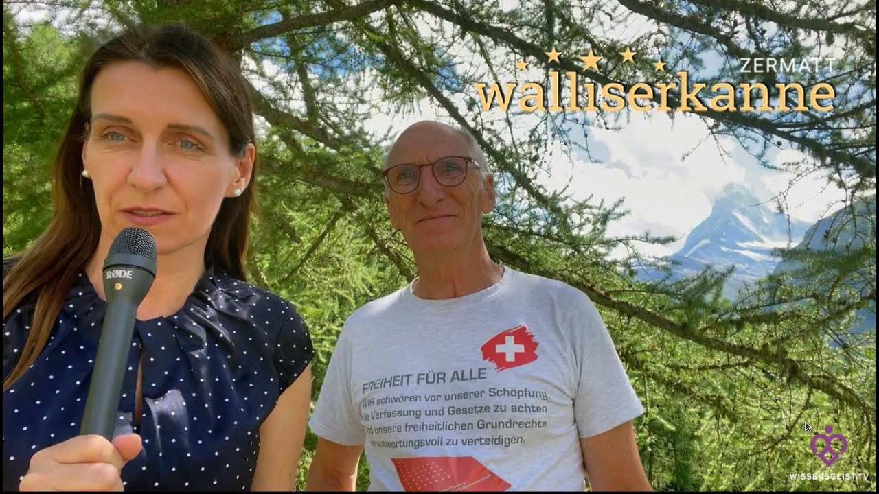 Albert Knobel bringt den Platz der Freiheit nach Zermatt - Einweihung ...