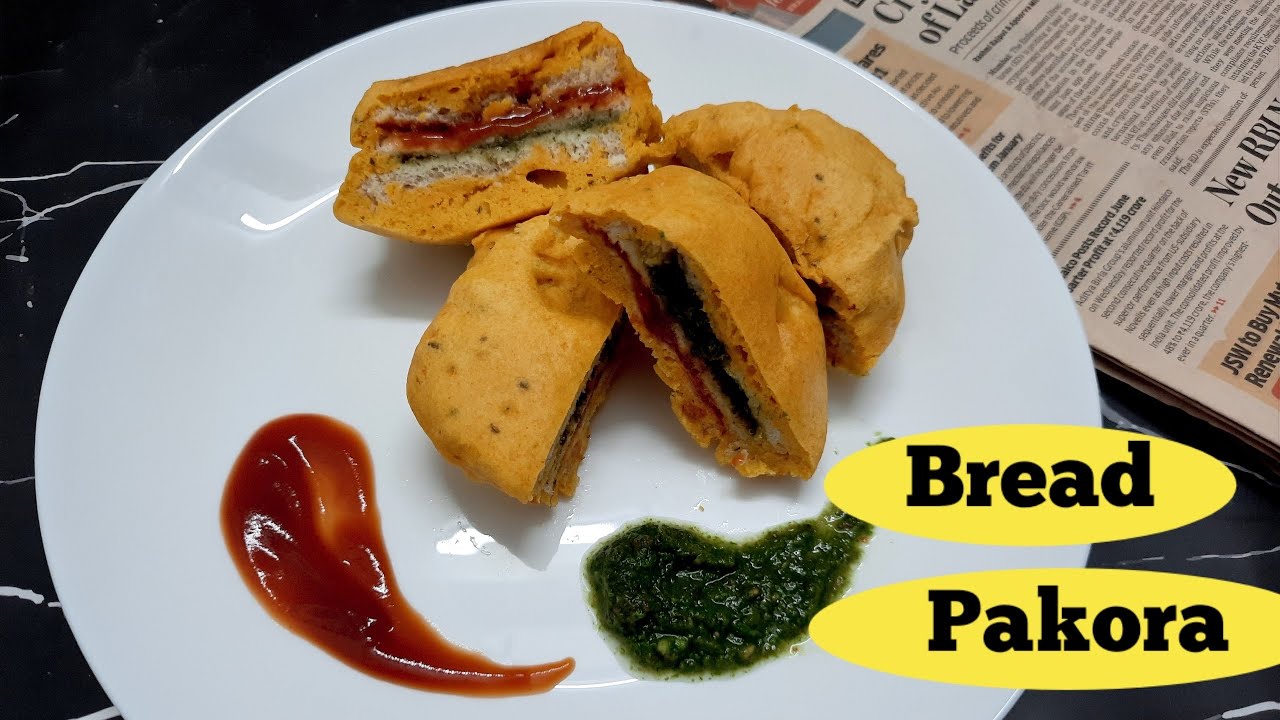 Bread Pakora Recipe | ब्रेड पकोड़ा | Bread Pakoda Without Potato ...