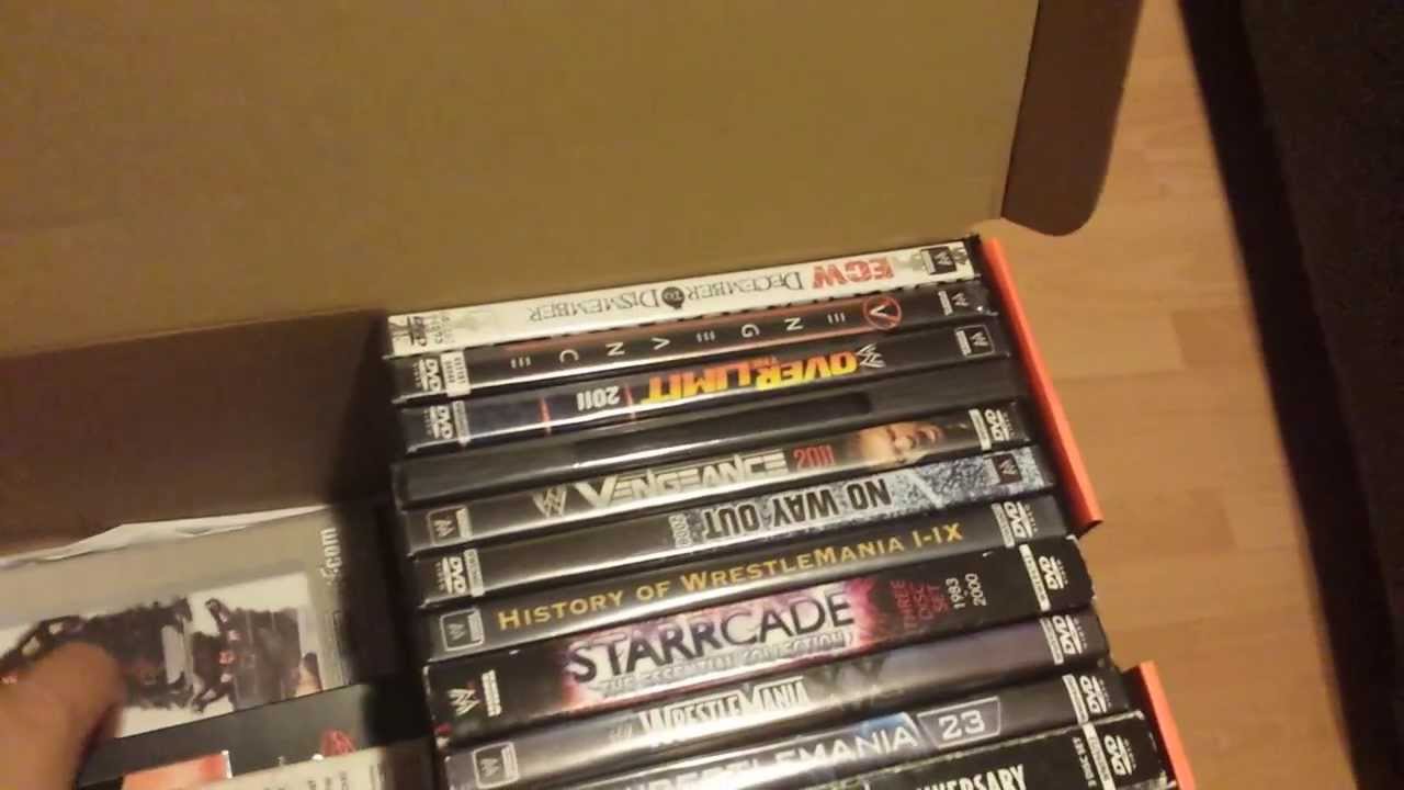 WWE/TNA Wrestling DVD Collection! (Shoebox Style!) - YouTube