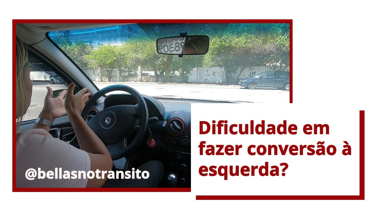 COMO FAZER CONVERSÃO A ESQUERDA CORRETAMENTE - YouTube