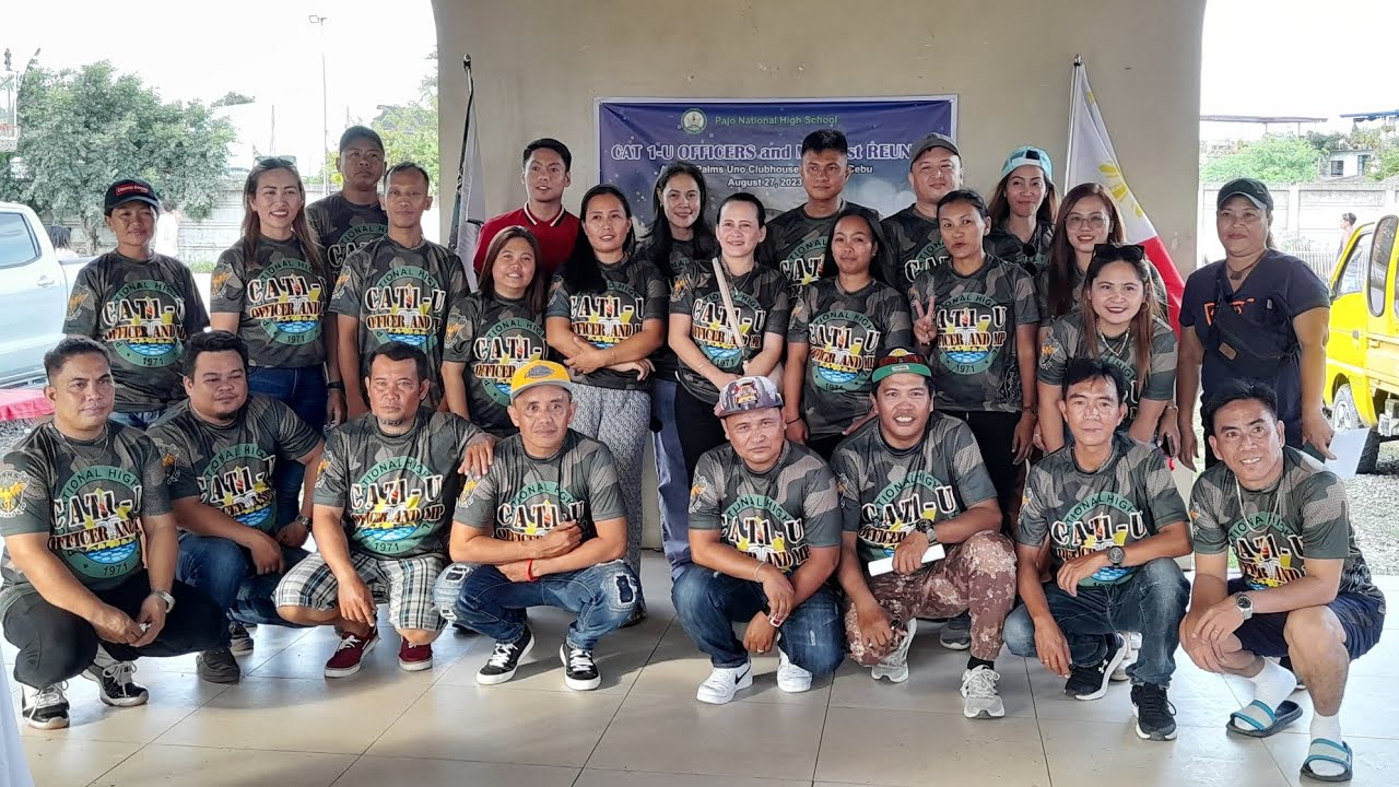 CAT1-U Officers and MPs 1st Reunion Pajo National High School Parlor ...