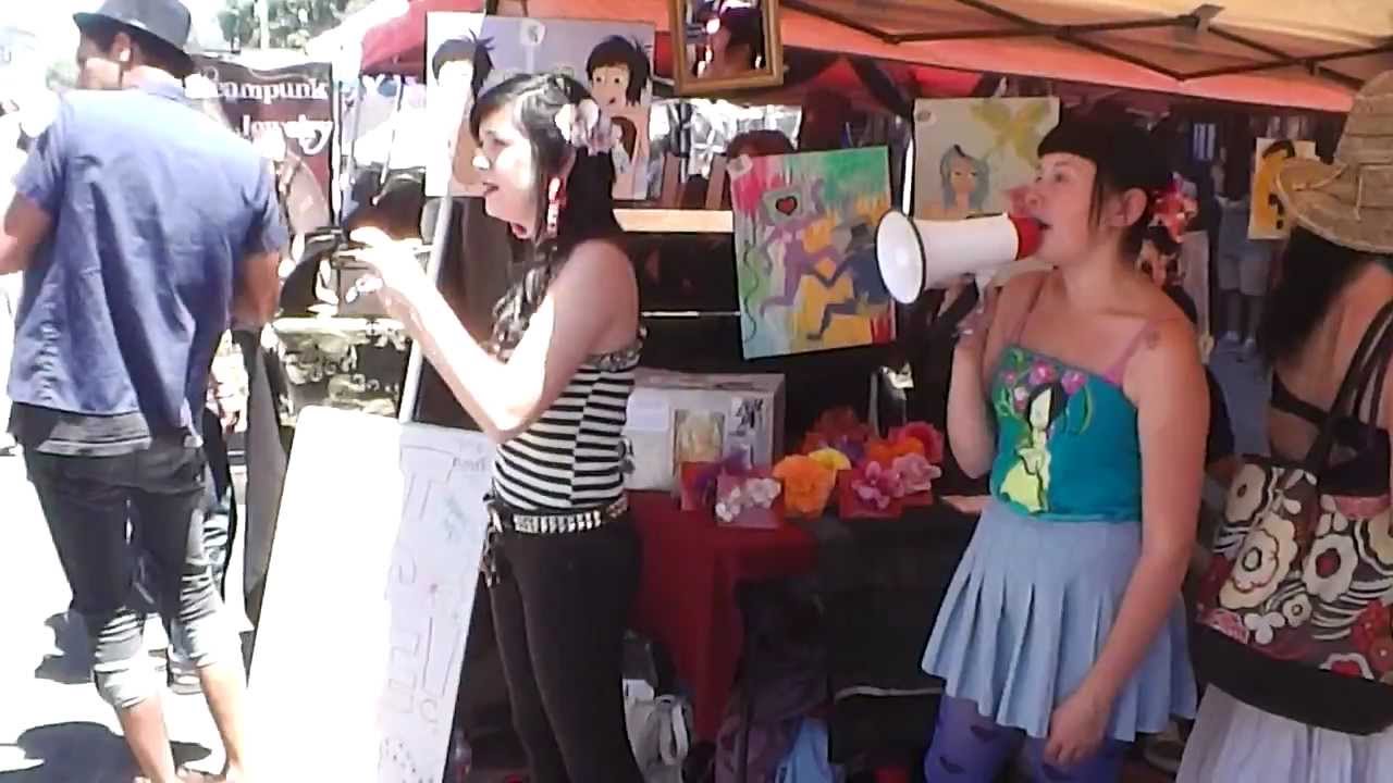 06-10-2012.....friends at Hippie Uprising booth, Haight Ashbury St ...
