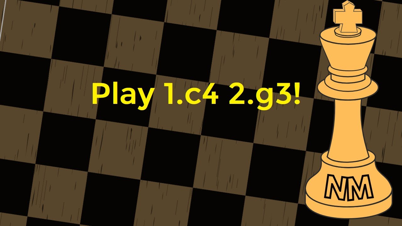 Chess Openings - The 1.c4 2.g3 English - YouTube