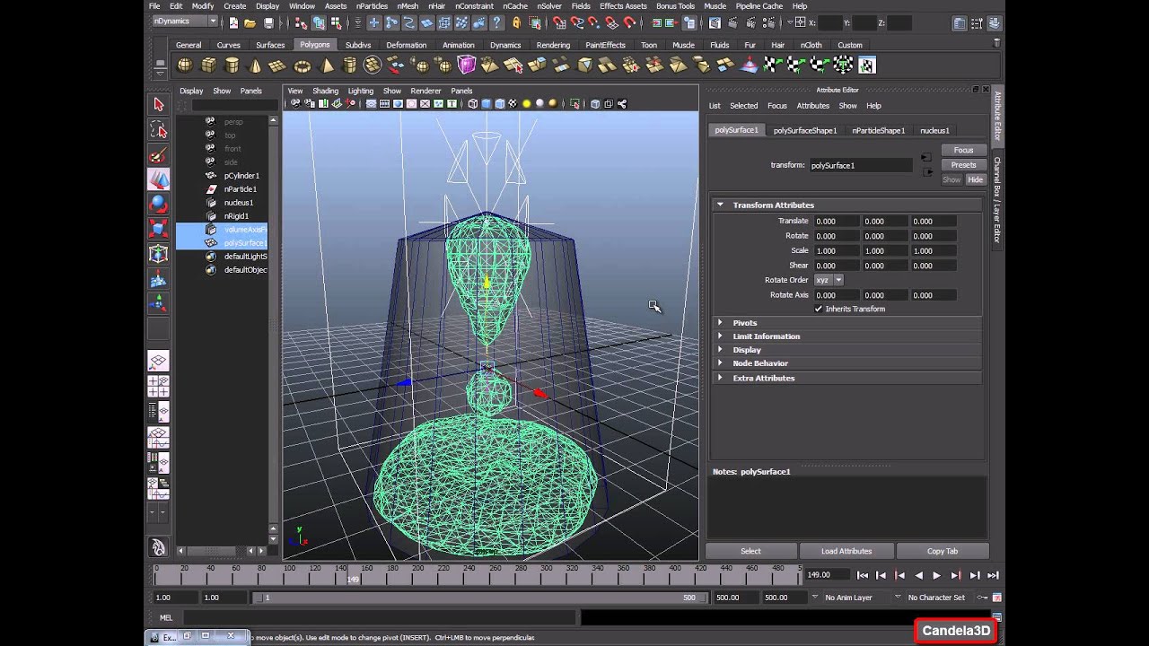 Lavalamp animata - Tutorial Maya nParticles by Candela3D - YouTube