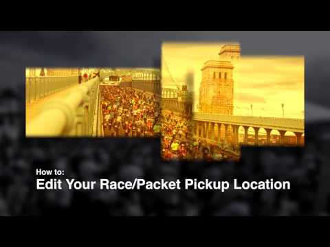 Edit Your Race/Packet Pickup Location - YouTube