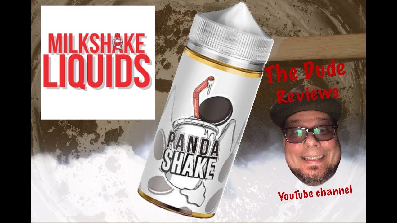 PANDA SHAKE BY MILKSHAKE LIQUIDS/ E-Juice review - YouTube