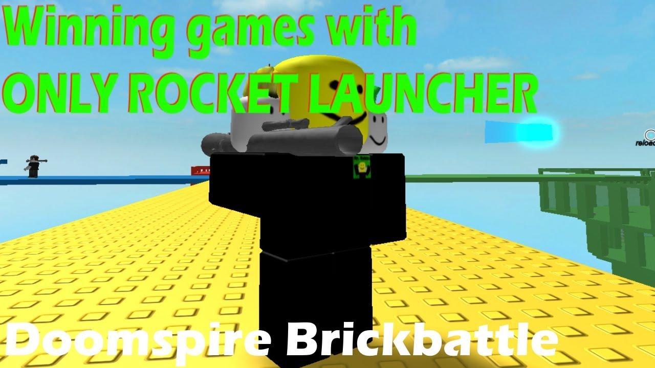 ROCKETS ONLY CHALLENGE In Doomspire Brickbattle (WINNING) - YouTube