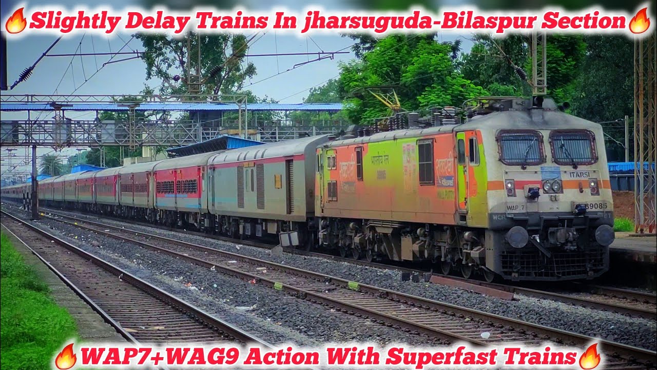 Dangerous ICF+LHB Trains STORM on CURVE At Above 100kmph! Azad Hind ...