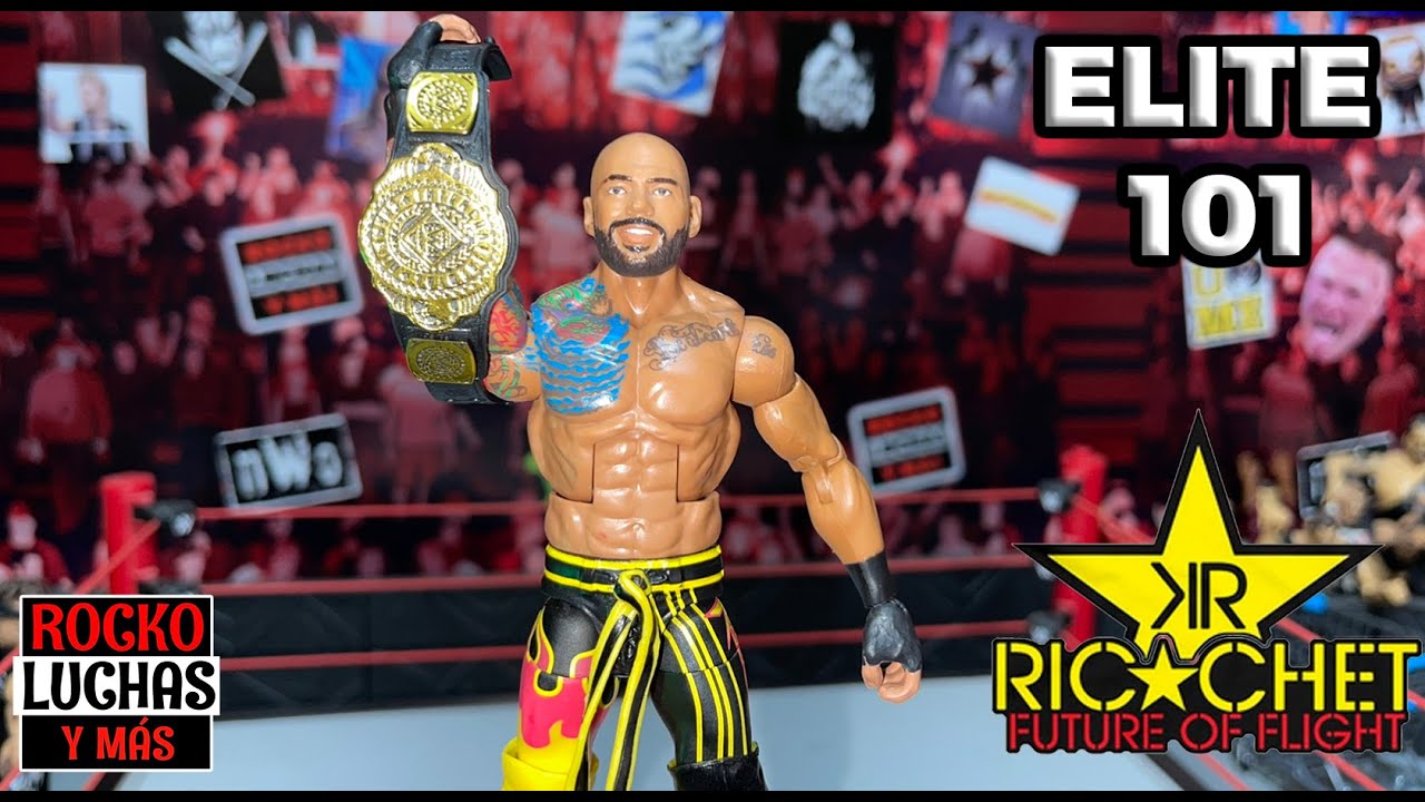 WWE ELITE 101 RICOCHET FIGURE REVIEW (en español) - YouTube