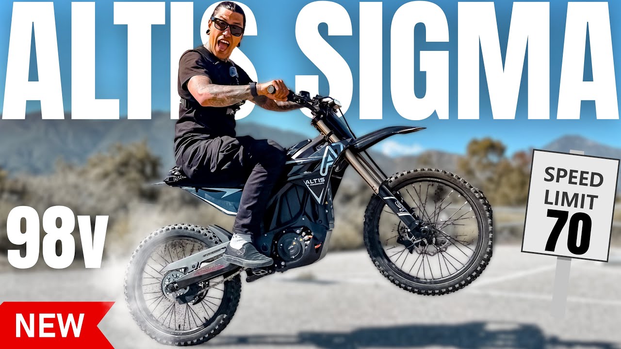 NEW 98V Altis Sigma – FASTER & 3X More Power Than Sur Ron! - YouTube