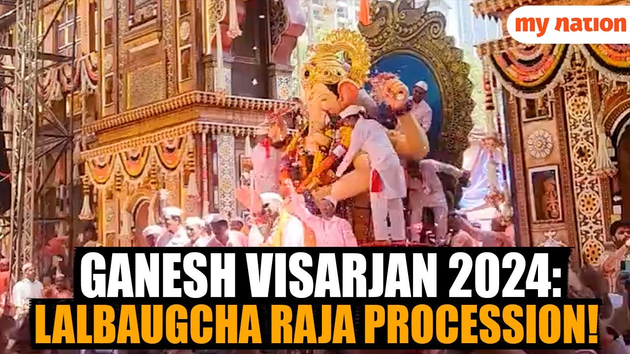 Ganesh Visarjan 2024: WATCH the Massive Lalbaugcha Raja Procession ...