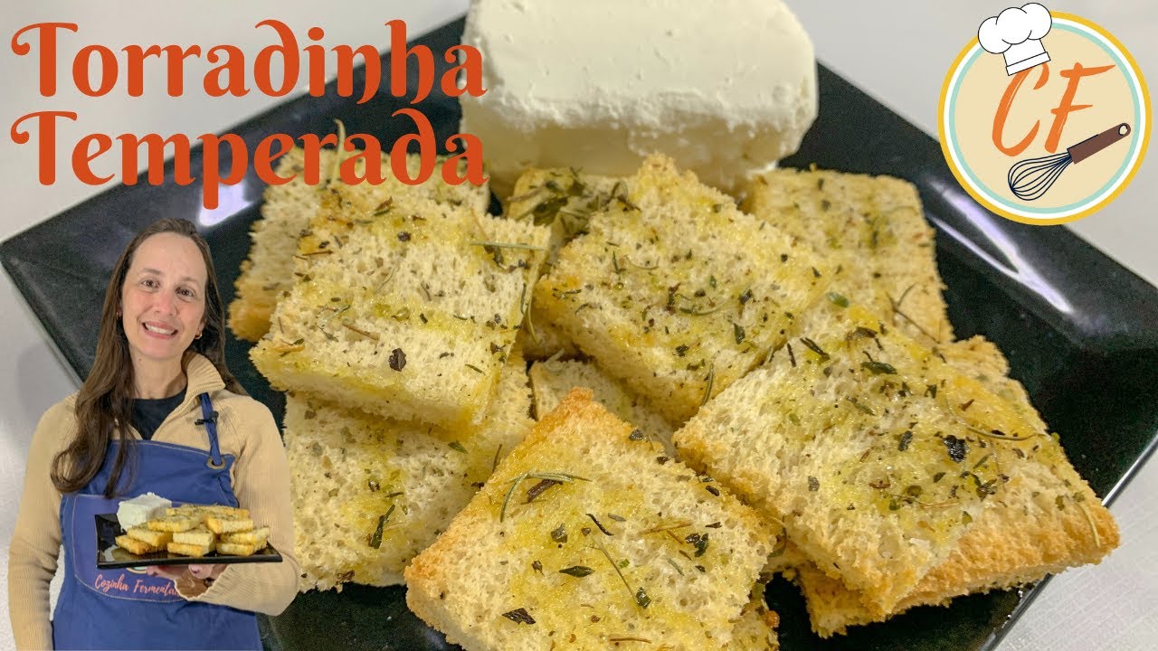 Torrada Temperada - Receita Express - Cozinha Fermentada #CF120 - YouTube