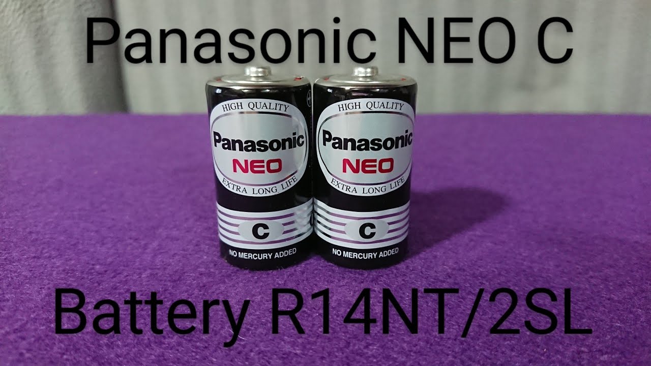 Panasonic NEO Extra Long Life Battery C 001 - YouTube