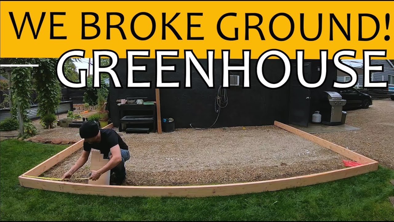 Ground Prep & Posts | Old Windows Greenhouse Build (Part 7) - YouTube
