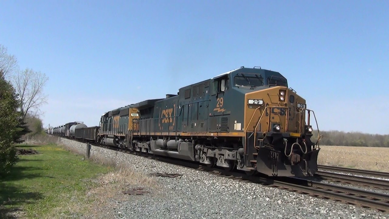 csx 29 Garrett IN 4/23/21 Edit - YouTube
