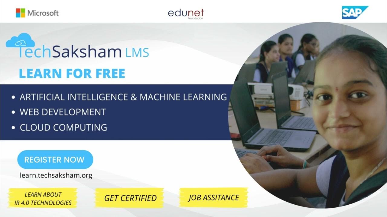 TechSaksham LMS - Learn AI & ML, Web Development, Cloud Computing for FREE - YouTube