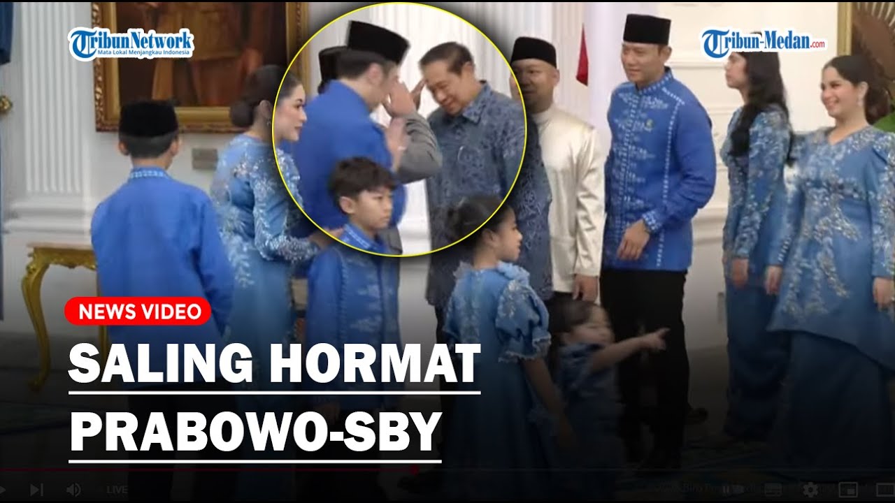 SBY-Prabowo Saling Hormat Penuhi Undangan Silaturahmi Lebaran di Istana ...