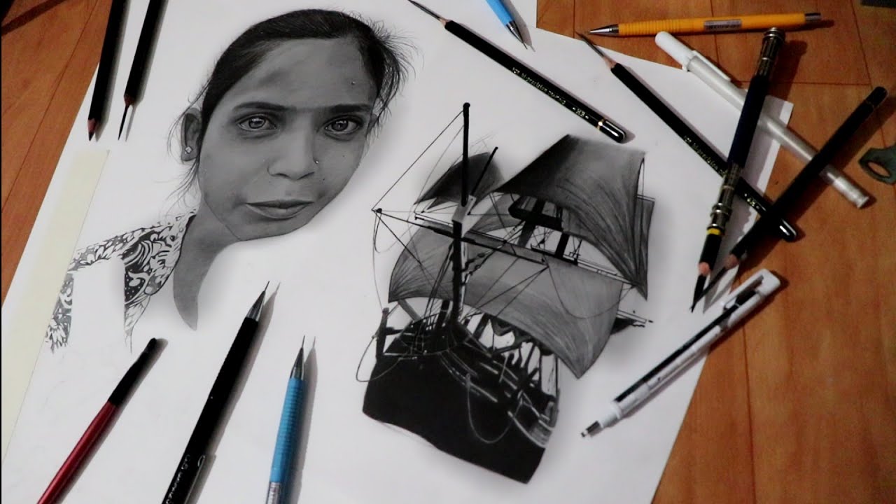 Drawing Two Masterpiece 😍 - YouTube