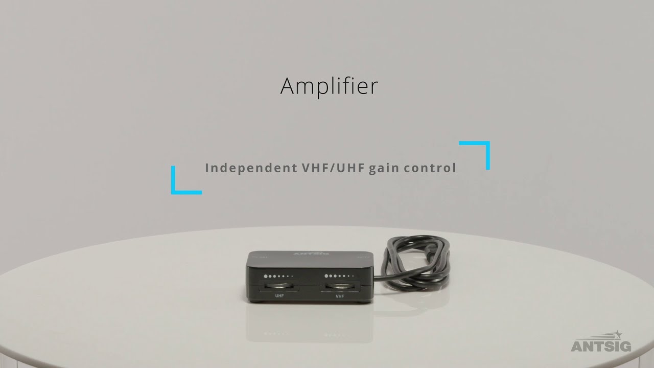 ANTSIG : AP861 - Amplifier - YouTube