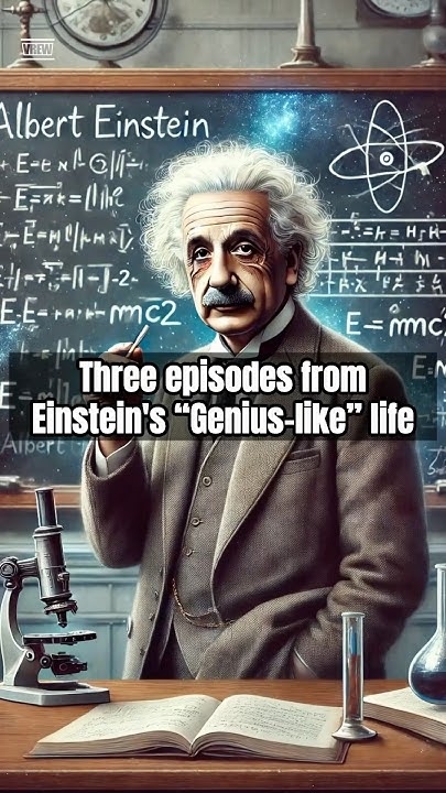 Three episodes from Einstein's “Genius-like” life#history#greatpeople#miscellaneous#trivia# ...