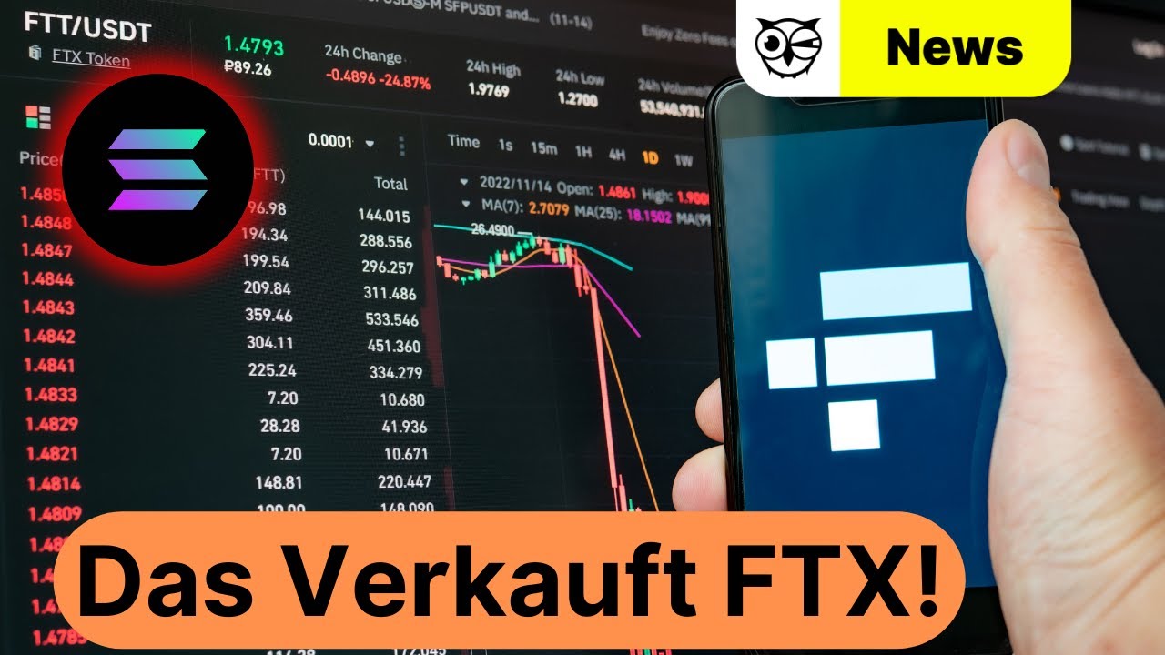 Diese Kryptos verkauft FTX! SOL trifft es schwer! Kann sich Solana davon erholen? - YouTube