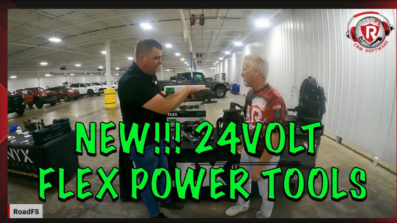 Flexing a NEW LINEUP of 24 Volt Flex Power Tools - YouTube