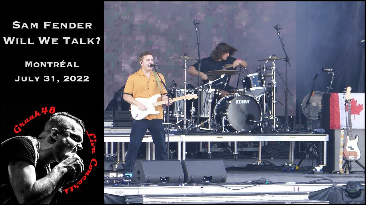 Sam Fender - "Will We Talk?" - Montréal - July 31, 2022 - YouTube