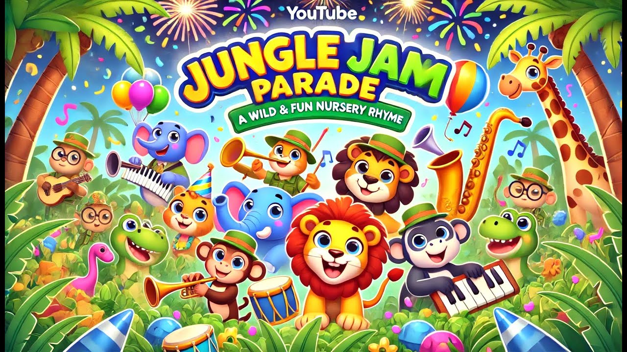 Jungle Jam Parade Wild & Fun Animal Nursery Rhyme for Kids ...
