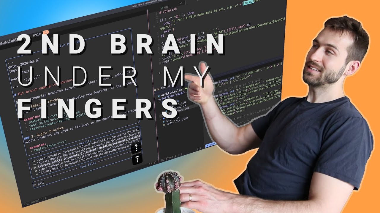 Note taking with Neovim and Obsidian - YouTube