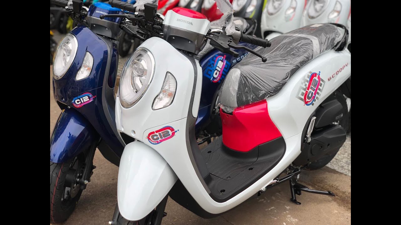 New Honda Scoopy Club12 110cc 2023 Walk Around - YouTube