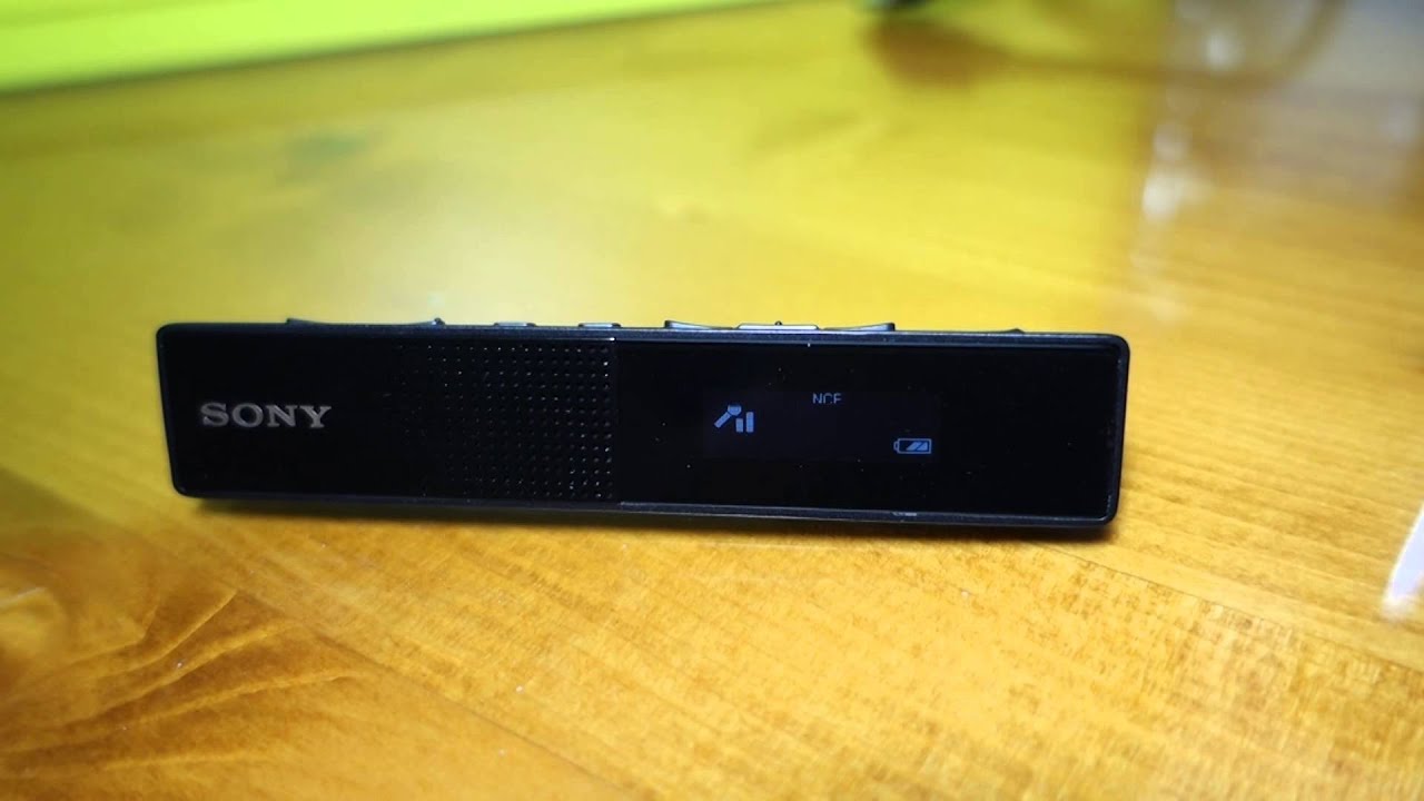 SONY ICD-TX650 VOR - YouTube