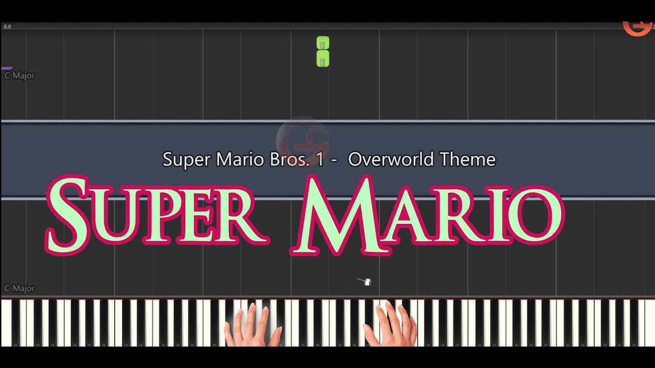 Super Mario - Piano Instrumental [Piano Virtual] - YouTube