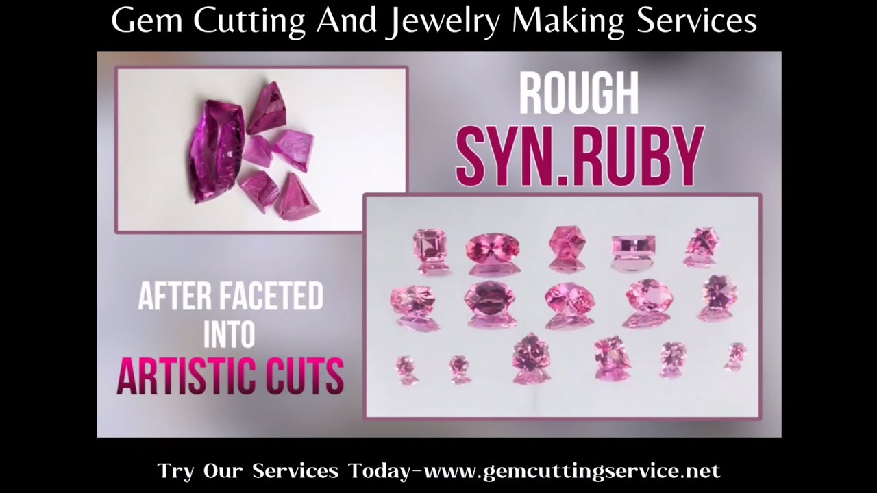 We recently faceted some Synthetic Ruby into Artistic Cuts to the ...