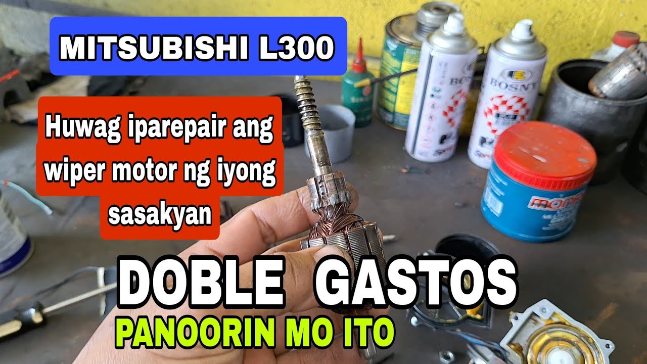 Mitsubishi L300, Sayang lang ang pera mo kapag pinarepair mo ang wiper ...