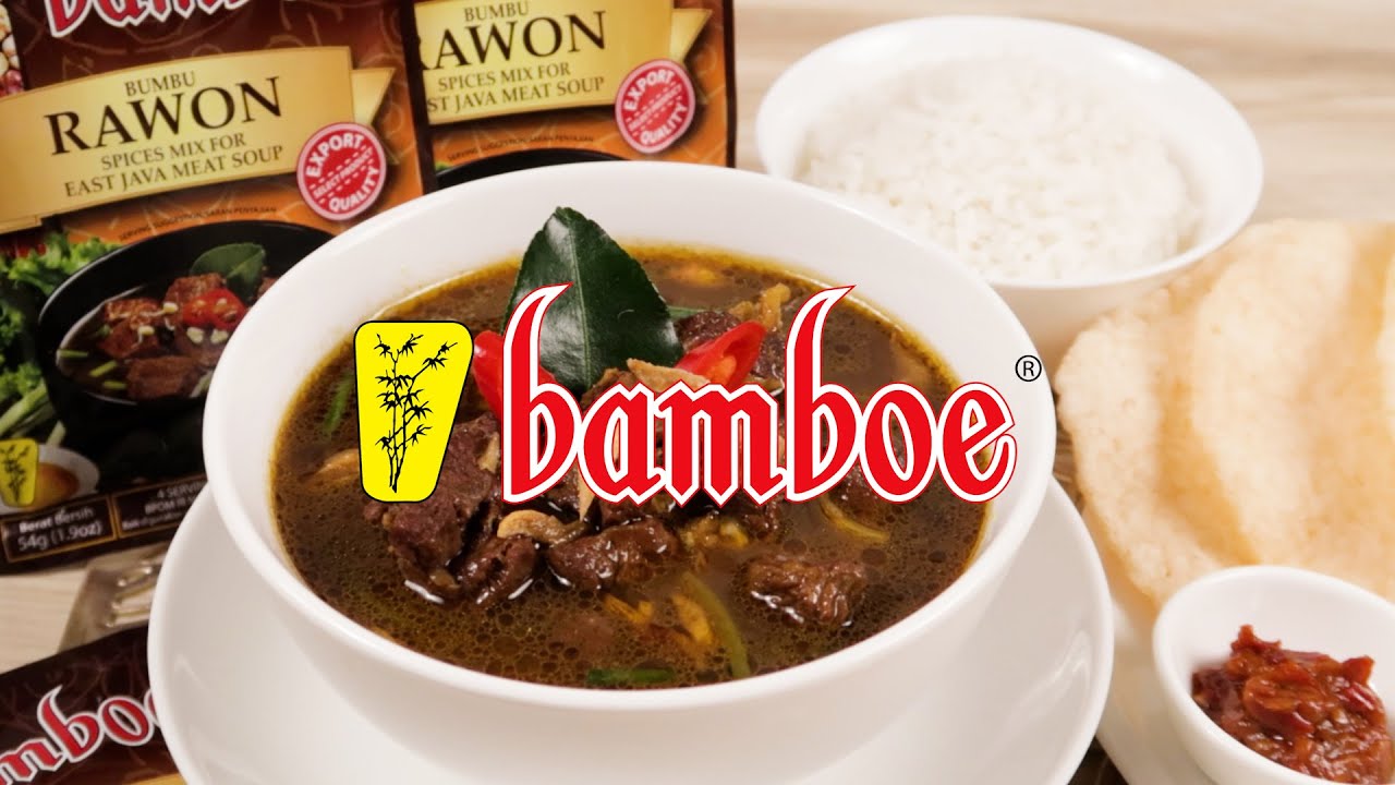 Bamboe East Java Meat Soup - Bamboe Rawon - YouTube