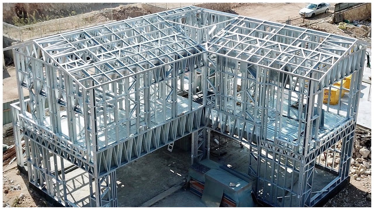 Light gauge steel frame building system for low cost housing projects ...