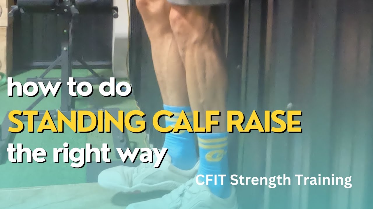 How to do a Standing Calf Raise - YouTube